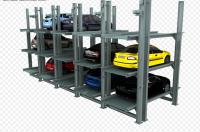China 4 Floors Columns Stacker Car Parking System CE Hydraulic Car Parking Lift for sale