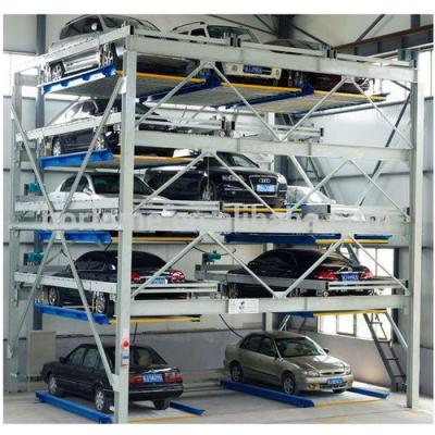 China 5 Levels Pit Puzzle Parking System for sale