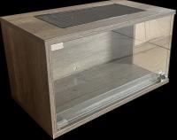 China Customizable Wooden Reptile Terrarium 60x30x30cm with Glass Window - Easy Assembly Pet Enclosure for sale