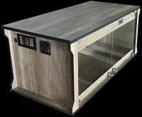 China Easy Assembly Wooden Reptile Enclosure 100×50×45cm with Temperature Controller and Waterproof Design for sale