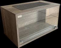 China 60×30×30cm Waterproof Wooden Reptile Enclosure with Large Windows - Lightweight Habitat for Small Pets for sale