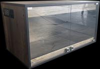 China 100×50×50cm Waterproof Plywood Reptile Enclosure with Drainage System and UVA/UVB Lighting for sale