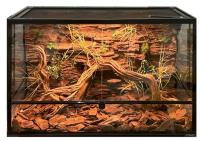 China Hiding Spots Lizard Cage Backgrounds SL-M47 High Security For Pet Hide for sale