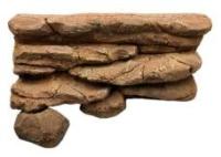 China Waterproof PU Foam Reptile Background 58.5x25x28.5cm with Realistic Rock Texture - 900g Lightweight Design for sale