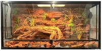China SL-M50A 3D Vivarium Background Panel 58.5x25x28.5cm PU Material 3600g Weight Customizable for sale
