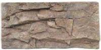 China Nature Like Reptile Enclosure Background SL-M46B Flameproof PU Rock Panel 118.5x41.5cm for sale
