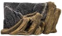 China SL-M28A Snake Terrarium Background Panel - 48.5×15×23cm PU Rock & Stump Decor, 700g Lightweight for sale