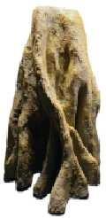 China SL-M16A PU Tree Stump Reptile Decor 32x41.5x53cm Waterproof Terrarium Background for sale