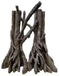 China Water Retardant PU Terrarium Tree Stump 45x27x85cm 5000g for Reptile Enclosure Decoration for sale