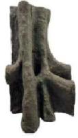 China Moisture Proof Reptile Tree Stump 27x24x40cm PU Material SL-M17 for Natural Habitat Decoration for sale