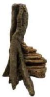 China DIY Reptile Enclosure Background PU Rock Stump Panel 27.5x23x41.5cm Customizable for sale