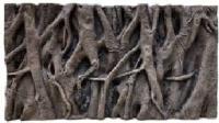 China PU Simulated Rock Reptile Background 118.5x20x41.5cm Natural Texture Snake Cage Decor for sale