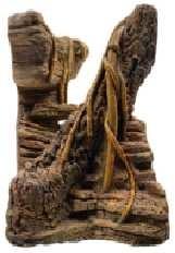 China Environmentally Reptile Enclosure Background Easy Cutting Rock Terrarium Background for sale