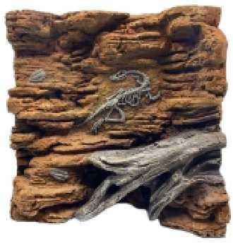 China Natural Texture Reptile Cage Background Flameproof Customizable For Snack for sale