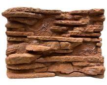 China 3D Artificial Aquarium Fake Rock Background Decorate For Repitile Enclosure for sale