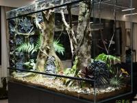 China 3D Simulation Reptile Terrarium Background - 27.5×21.5×40cm PU Material, Waterproof & Customizable for sale