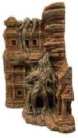 China Waterproof Non-Toxic Artificial Reptile Terrarium Background 27.5x21.5x40cm with Tree Stump and Rock for sale