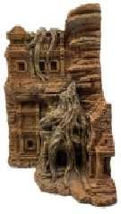 China Waterproof Non-Toxic Artificial Reptile Terrarium Background 27.5x21.5x40cm with Tree Stump and Rock for sale