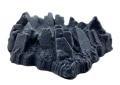 China PU Rock Shape Reptile Water Dish 15x16x6cm Food Grade Resin Tortoise Bowl 130g for sale