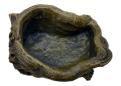 China Waterproof Reptile Water Dish 16x10x8cm Food-Grade PU Material for Snakes and Small Reptiles for sale