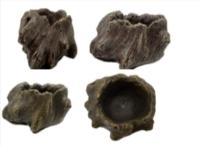 China MTW13 Multi-Functional Reptile Water Dish 10x7x5cm Food Grade PU for Feeding Drinking Bathing for sale