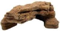 China Nature-Like Reptile Rock Hide Cave 27x20x11cm PU Material Waterproof Non-Toxic for Lizards Turtles for sale