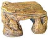 China Eco-Friendly PU Resin Reptile Rock Hide Cave 26x20x9cm Waterproof Moisture Proof Habitat for sale