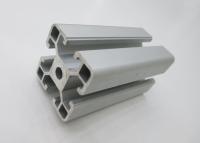 China Silver Industrial T Slot Aluminum Extrusion Profile Anodised 6005 6063 for Assembly Line for sale