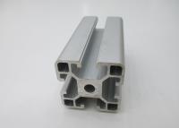 China Silver Industrial T Slot Aluminum Extrusion Profile Anodised 6005 6063 for Assembly Line for sale
