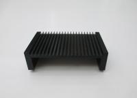 China Black Anodized Aluminum Heat Sink Profiles 0.7-10mm Thickness with 8-30μm Anodized Protection for Industrial Applications for sale