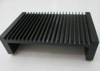 China Black Anodized Aluminum Heat Sink Profiles 0.7-10mm Thickness with 8-30μm Anodized Protection for Industrial Applications for sale