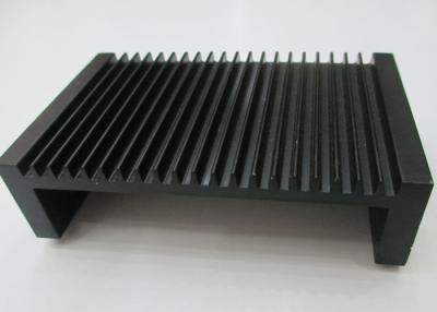 China Black Anodized Aluminum Heat Sink Profiles 0.7-10mm Thickness with 8-30μm Anodized Protection for Industrial Applications for sale