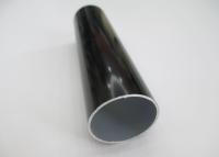 China Black Anodized Aluminum Round Tube Seamless 1.5mm Wall Thickness 6000 Series Alloy 3m/6m Length for sale