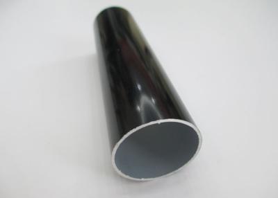 China Black Anodized Aluminum Round Tube Seamless 1.5mm Wall Thickness 6000 Series Alloy 3m/6m Length for sale