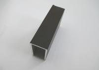 China Black Anodized Aluminum Square Tubing 25mm x 60mm Thin Wall 6063 T5 for sale