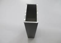 China Black Anodized Aluminum Square Tubing 25mm x 60mm Thin Wall 6063 T5 for sale