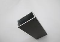 China Black Anodized Aluminum Square Tubing 25mm x 60mm Thin Wall 6063 T5 for sale