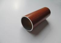 China 30mm Diameter Aluminum Round Tube with Wood Grain Finish - 0.7-10mm Thickness, 13m Length Options for sale