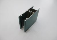 China Green Painted Aluminium Extrusion Profiles 6063 T5 for Window Frames 0.7-10mm for sale