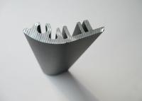 China Black Mill Finished Aluminium Extrusion Profiles 6063 T5 for HP Laser Printer Custom Length for sale