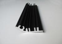 China Black Mill Finished Aluminium Extrusion Profiles 6063 T5 for HP Laser Printer Custom Length for sale