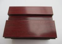 China Aluminum Door Frame Extrusions Wood Grain Colored 3m 6m Length T5 Temper for sale