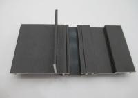 China Aluminum Door Frame Extrusion 6063-T5 Black Bifold Sand Blast Surface 20 Years Experience for sale