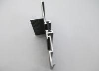 China Aluminum Door Frame Extrusion 6063-T5 Black Bifold Sand Blast Surface 20 Years Experience for sale