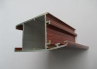 China Aluminum Door Frame Extrusion Profiles Full Set Wood Finish ISO9001 6063 T5 for sale