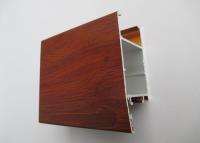China Aluminum Door Frame Extrusion Profiles Full Set Wood Finish ISO9001 6063 T5 for sale