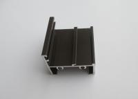 China Black Aluminum Window Frame Extrusions 6063 T5 Abrasion Resistant 20 Micron Anodized for sale