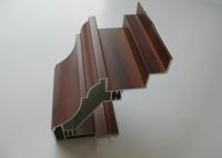 China Wood Grain Aluminium Window Profiles 6063 T5 for Thermal Break Doors and Windows for sale