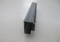 China Custom 6063 Aluminum Rail Extrusion Outside Slotted Profile 0.7-10mm Thickness for sale