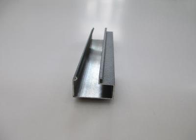 China Custom 6063 Aluminum Rail Extrusion Outside Slotted Profile 0.7-10mm Thickness for sale